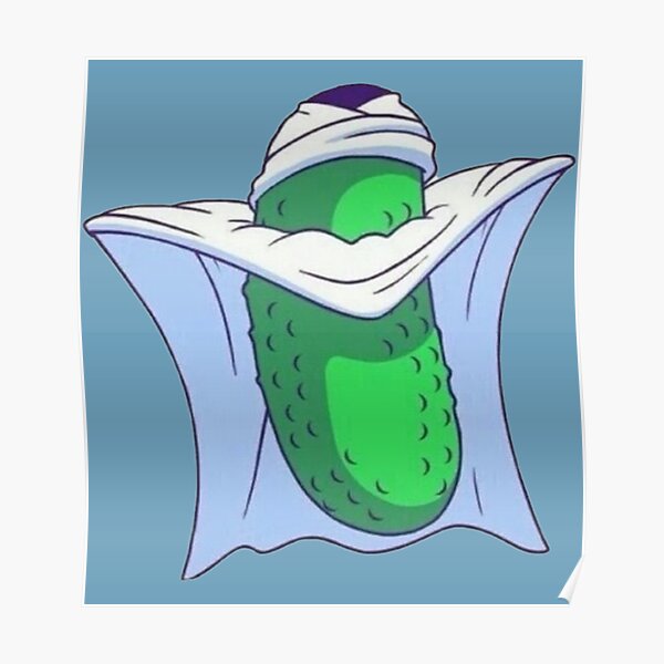 "Piccolo Pickle Dragon Ball Z" Poster for Sale by CaitlynRau | Redbubble