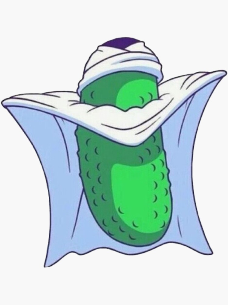 "Piccolo Pickle Dragon Ball Z" Sticker by CaitlynRau | Redbubble