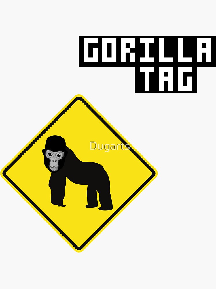 gorilla Tag Pfp Maker Gorilla Tag Warning Sticker For Sale By Dugarts gorilla Tag Pfp Maker Gorilla Tag Warning Sticker For Sale By Dugarts
