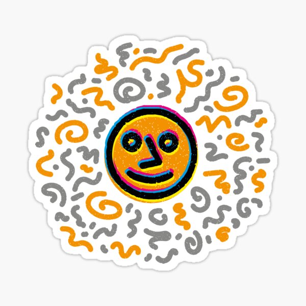 "Happy - emotions" Sticker by tjhardy | Redbubble