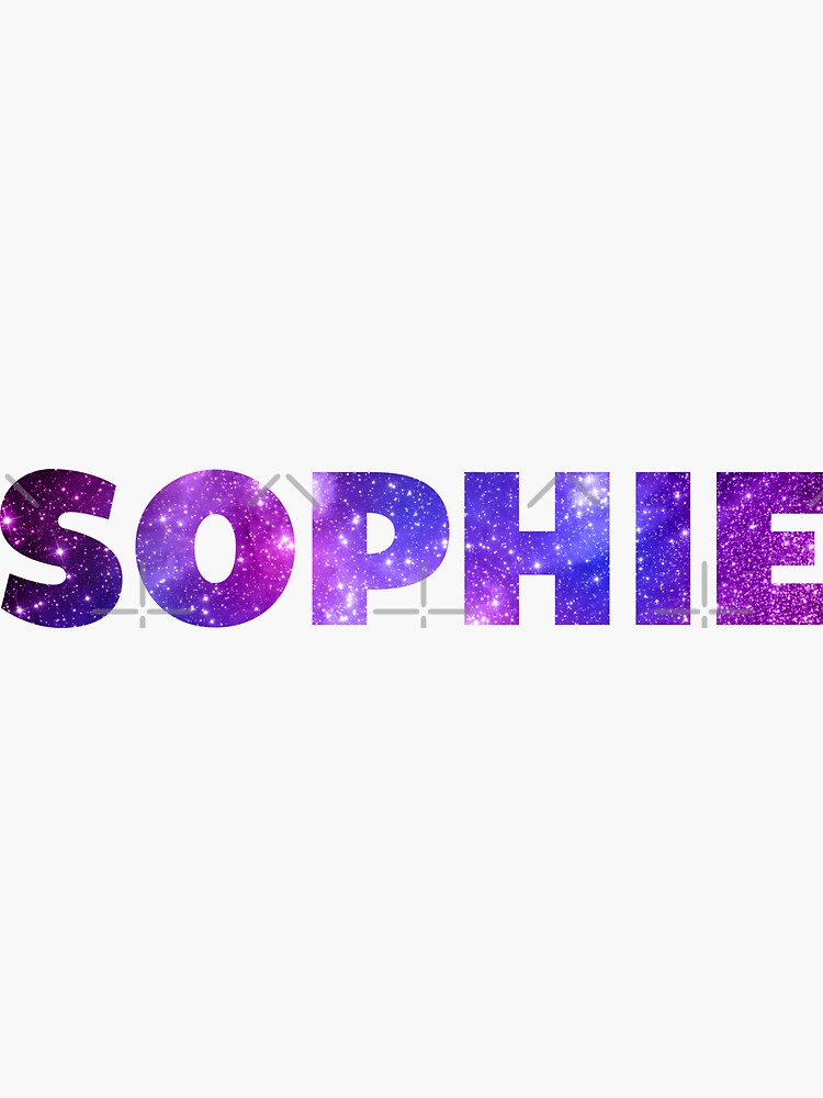 "Sophie" Sticker by lucy-mac | Redbubble