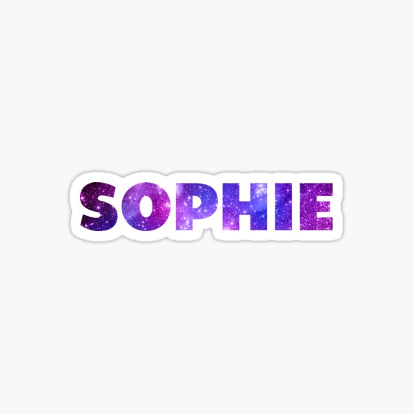 "Sophie" Sticker by lucy-mac | Redbubble