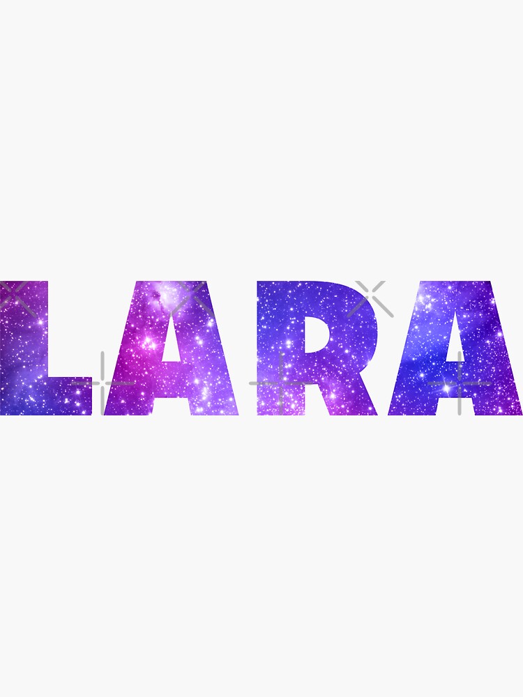 "Lara" Sticker for Sale by lucy-mac | Redbubble