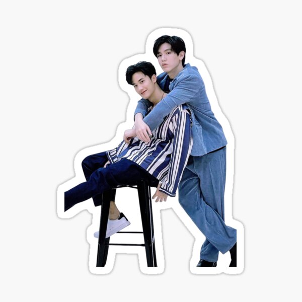 "TayNew Dark Blue Kiss" Sticker for Sale by FanTalCreations | Redbubble