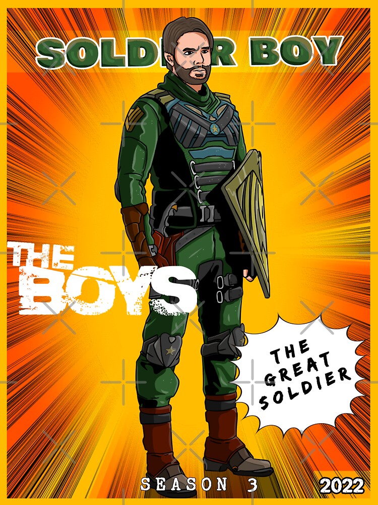"the boys series - soldier boy" Sticker by sarmidimarket | Redbubble