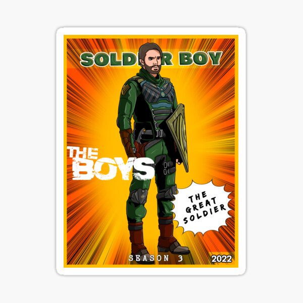 "the boys series - soldier boy" Sticker by sarmidimarket | Redbubble