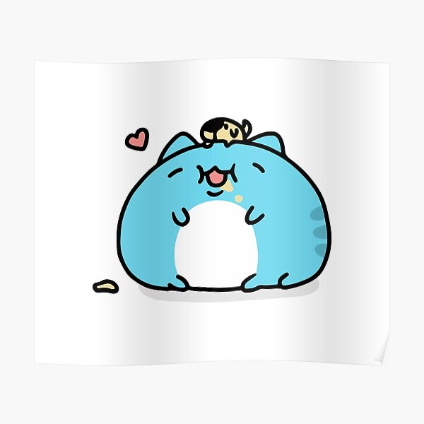 "Bugcat Capoo and funny dog" Poster for Sale by Mochi-Animals | Redbubble