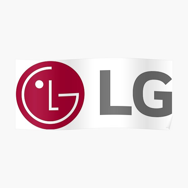 "LG LOGO" Poster for Sale by Alexwrld777 | Redbubble