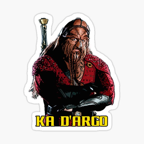 "scifi 90s series ka d'argo" Sticker for Sale by garigots | Redbubble