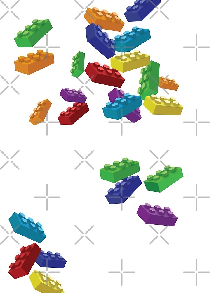 "Falling Legos 2" Sleeveless Top for Sale by MVanHyll | Redbubble