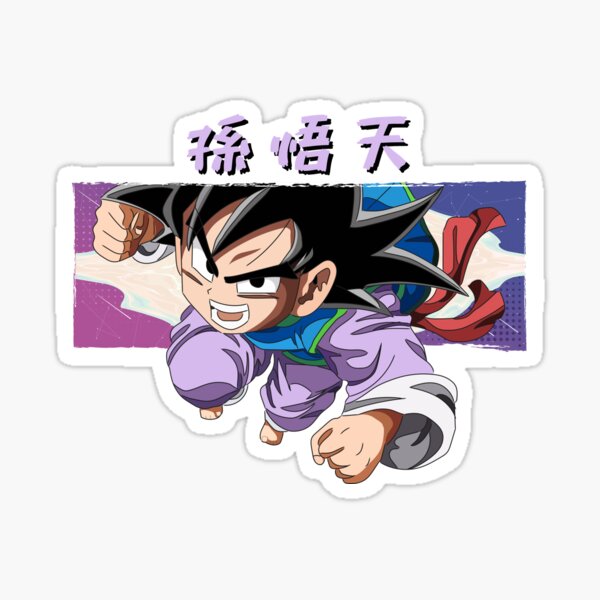 "Son Goten Skyfall | Dragon Ball" Sticker for Sale by reelanimedragon ...
