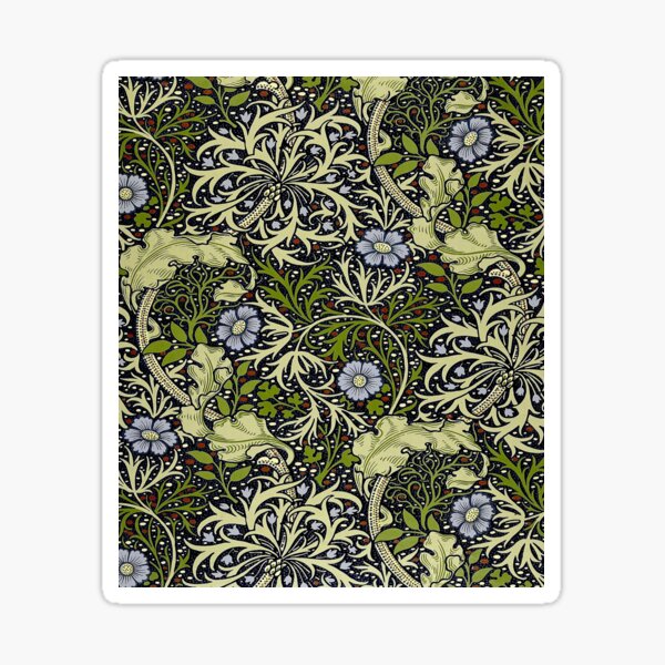 "William Morris" Sticker by Whatsbeau | Redbubble