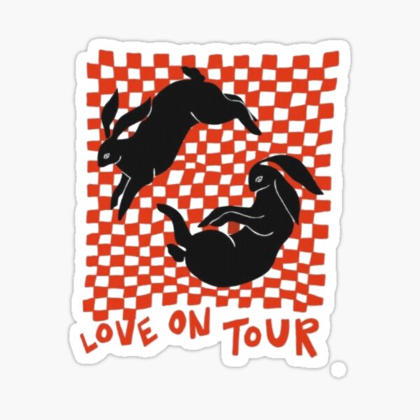 "Love On Tour T-Shirt" Sticker for Sale by KatjaScter | Redbubble