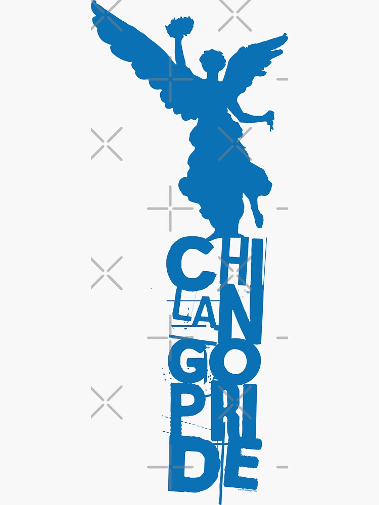 "Chilango Pride / Orgullo Chilango Logo Blue" Sticker for Sale by ...
