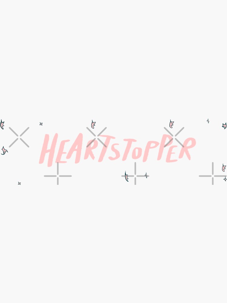 "Heartstopper logo" Sticker by shawnsfrankie | Redbubble