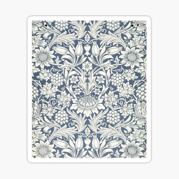 "William Morris" Sticker by Whatsbeau | Redbubble