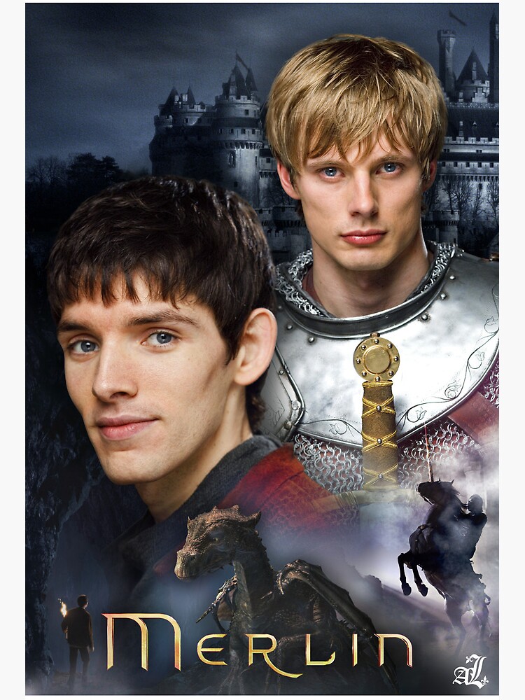 "BBC Merlin Poster 1" Art Board Print by Alysaurum | Redbubble