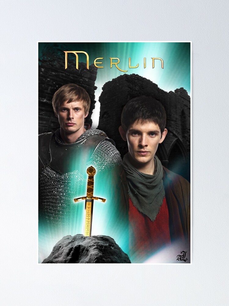 "BBC Merlin Poster 3" Poster for Sale by Alysaurum | Redbubble