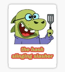 The Hash Slinging Slasher Stickers | Redbubble