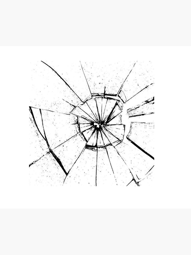 " shattered glass" Poster for Sale by GhostRvs | Redbubble