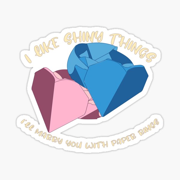 "Taylor Swift Paper Rings" Sticker for Sale by pickledguts | Redbubble