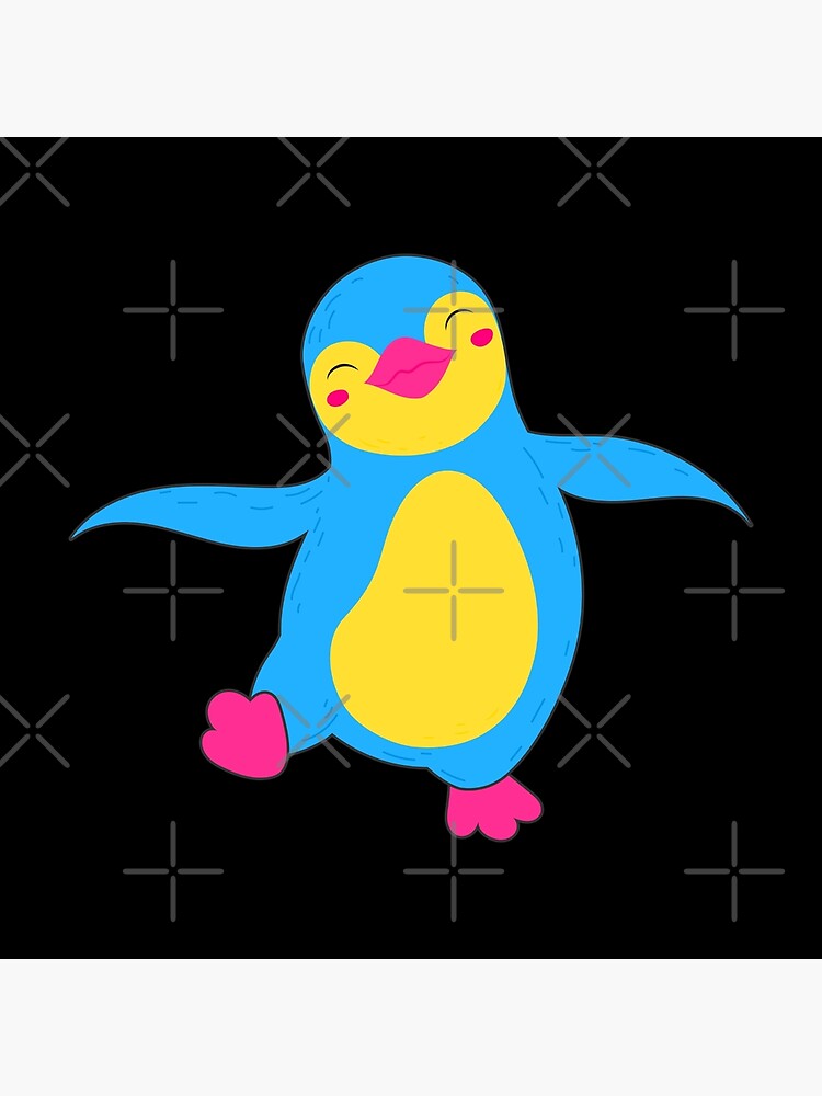 Póster «Colores de la bandera Pan Penguin Pride Pansexual I» de lemon ...