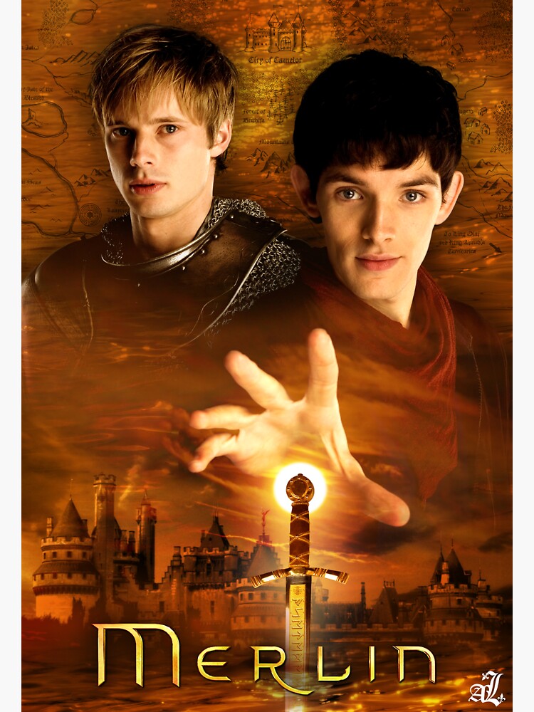 "BBC Merlin Poster 11" Sticker for Sale by Alysaurum | Redbubble