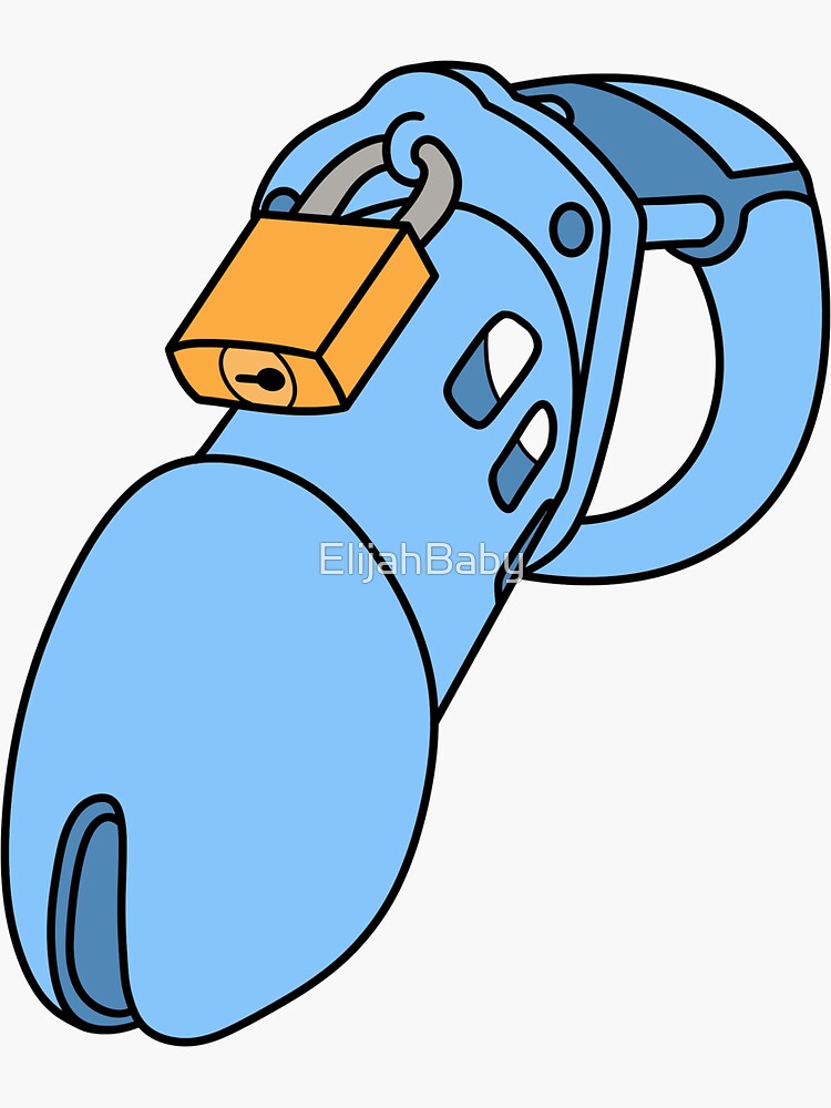 "Blue Cage" Sticker for Sale by ElijahBaby | Redbubble