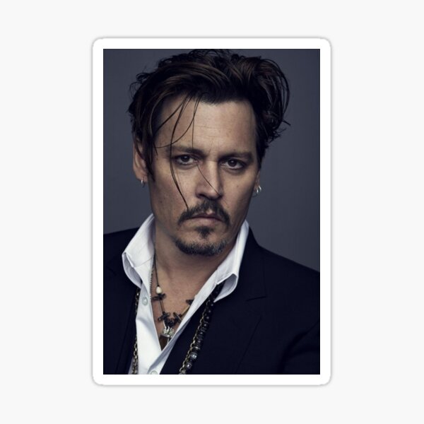 "johnny depp" Sticker by Alisha-star | Redbubble