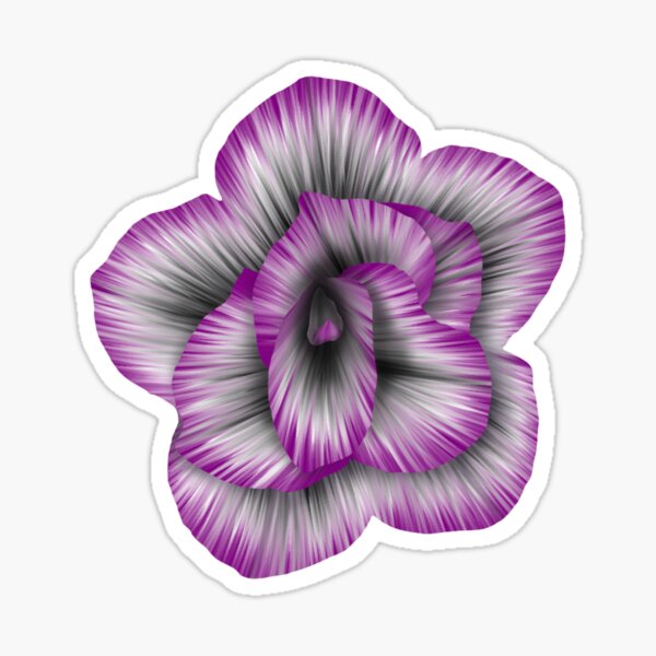 Asexual Flower Sticker By Briannazumbro Redbubble