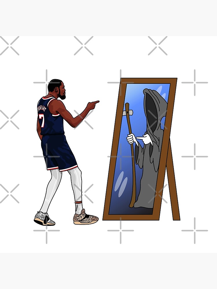 Lámina fotográfica «Kevin Durant - Reaper - Espejo - Arte de dibujos ...