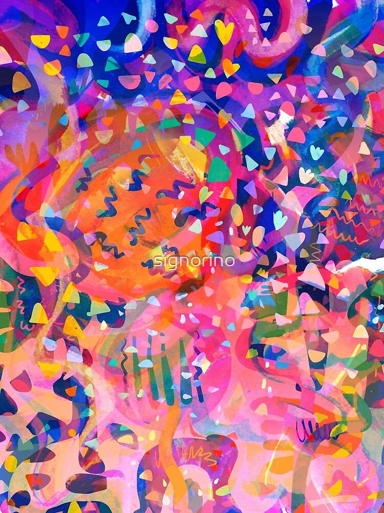 "Graffiti Urban Joyful Abstract Pattern Street Art Pop" Poster for Sale ...