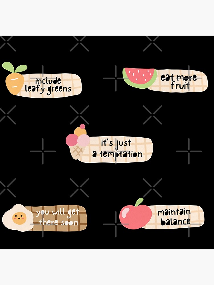 "Cute Weight Loss Reminders" Poster for Sale by TrippyHistory | Redbubble