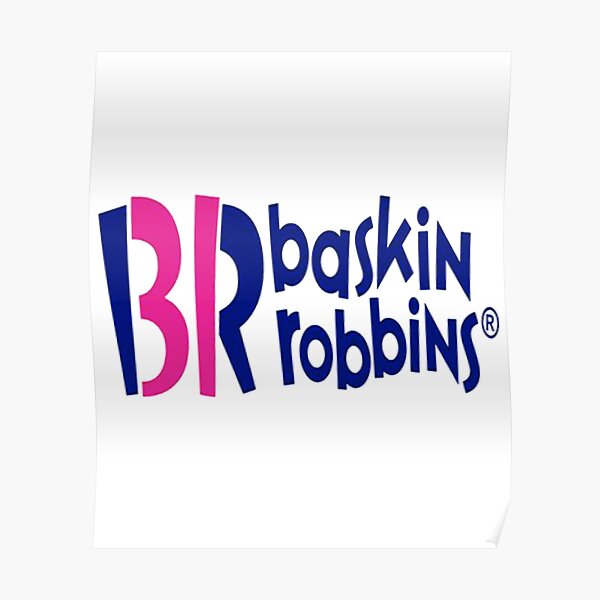 "best selling - baskin robbins ice logo " Poster for Sale by RoughWorx ...