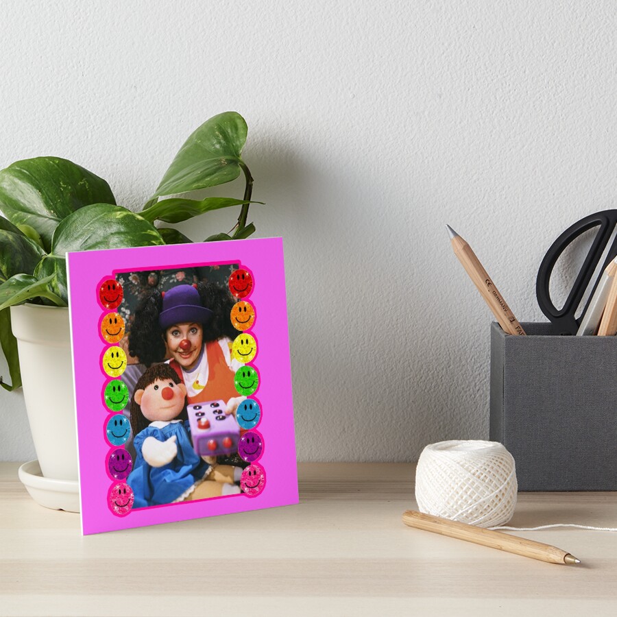 "Y2k aesthetics the big comfy couch rainbow smiles " Art Board Print by ...