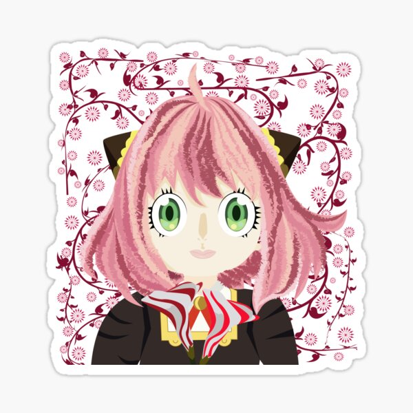 "Anya" Sticker for Sale by MCBZ | Redbubble