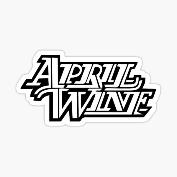 "April Wine Rock Band" Sticker for Sale by Ambizak | Redbubble