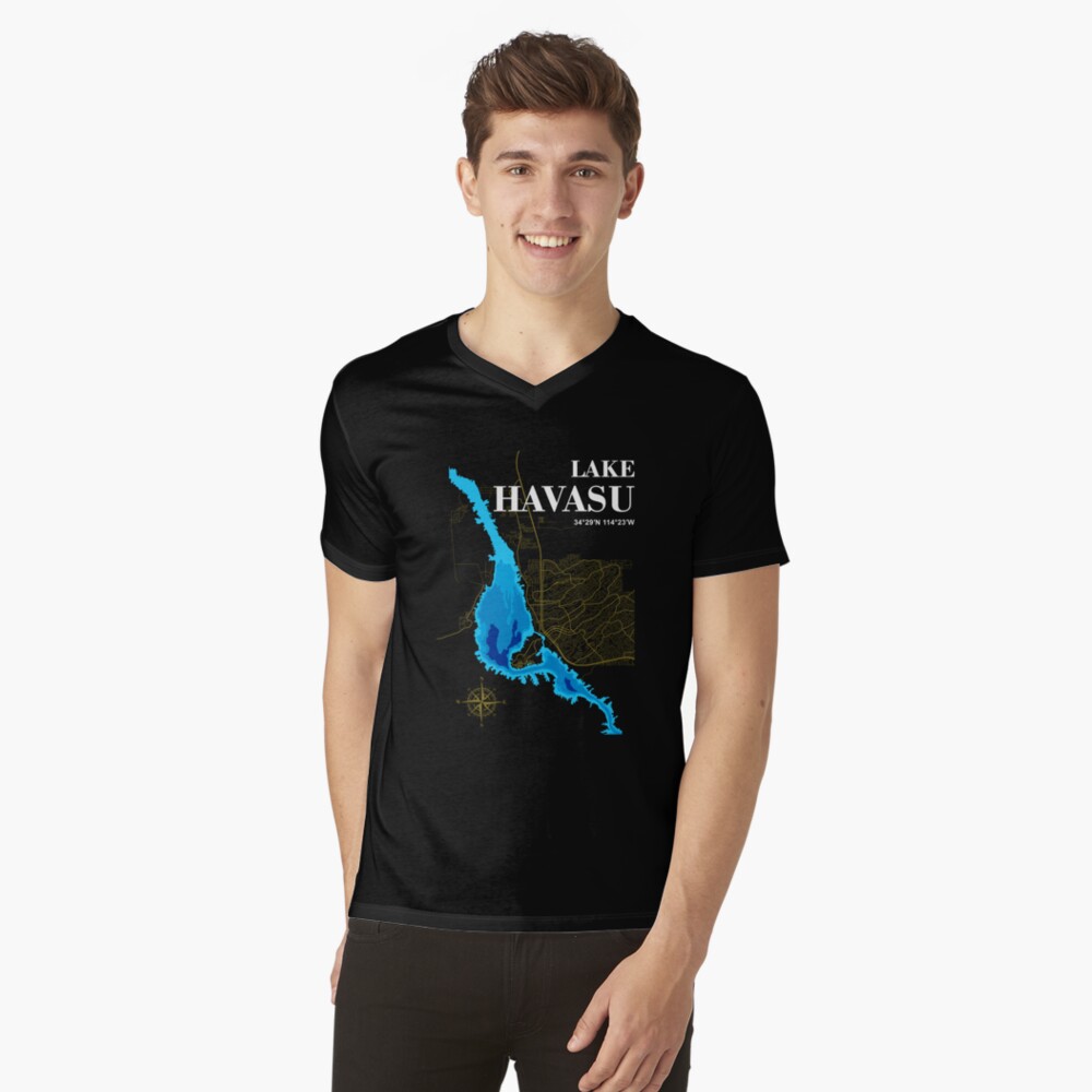 "Lake Havasu Map" Sticker for Sale by IvonDesign | Redbubble