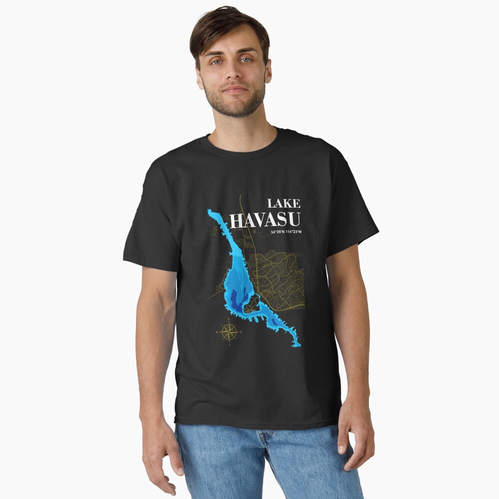 "Lake Havasu Map" Sticker for Sale by IvonDesign | Redbubble