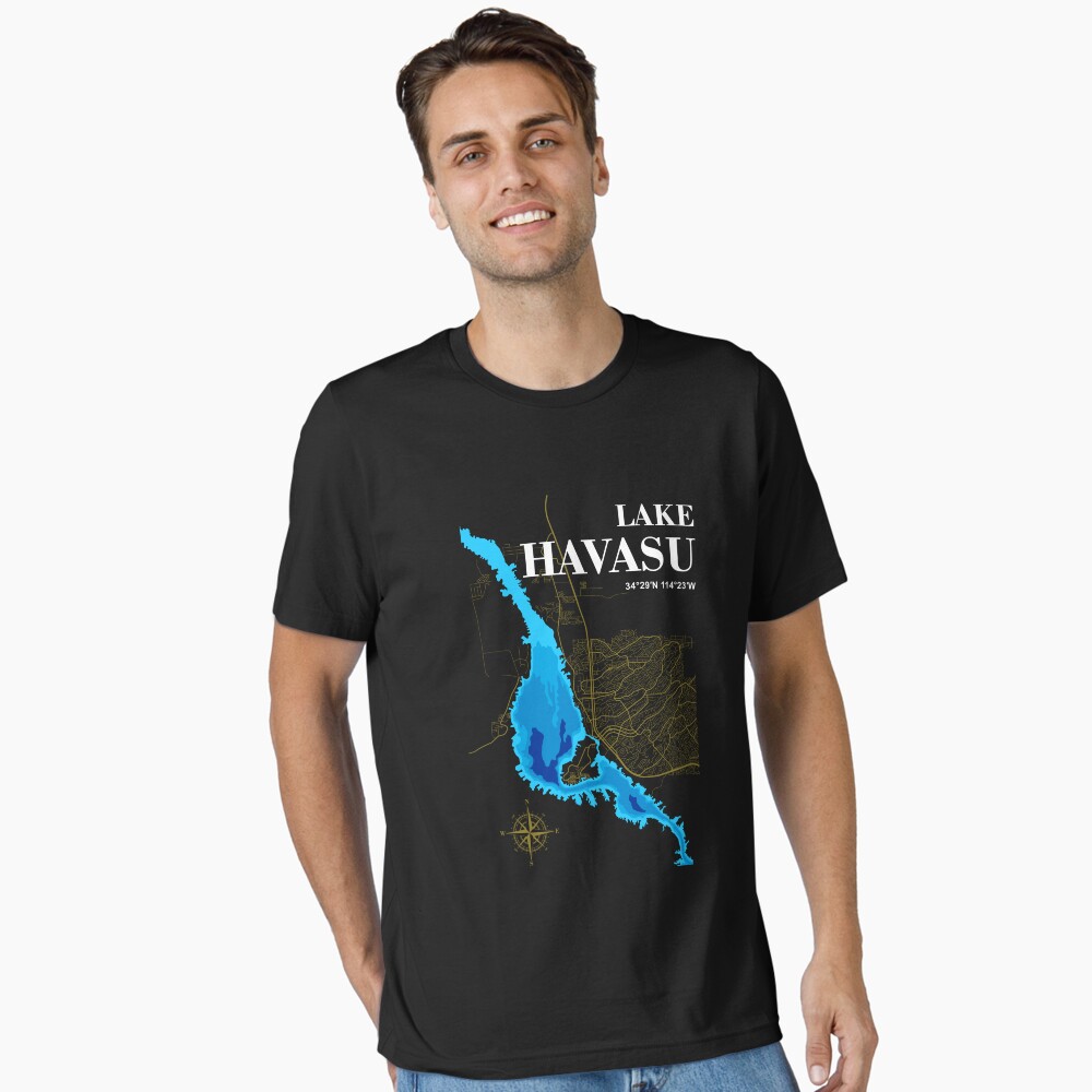 "Lake Havasu Map" Sticker for Sale by IvonDesign | Redbubble