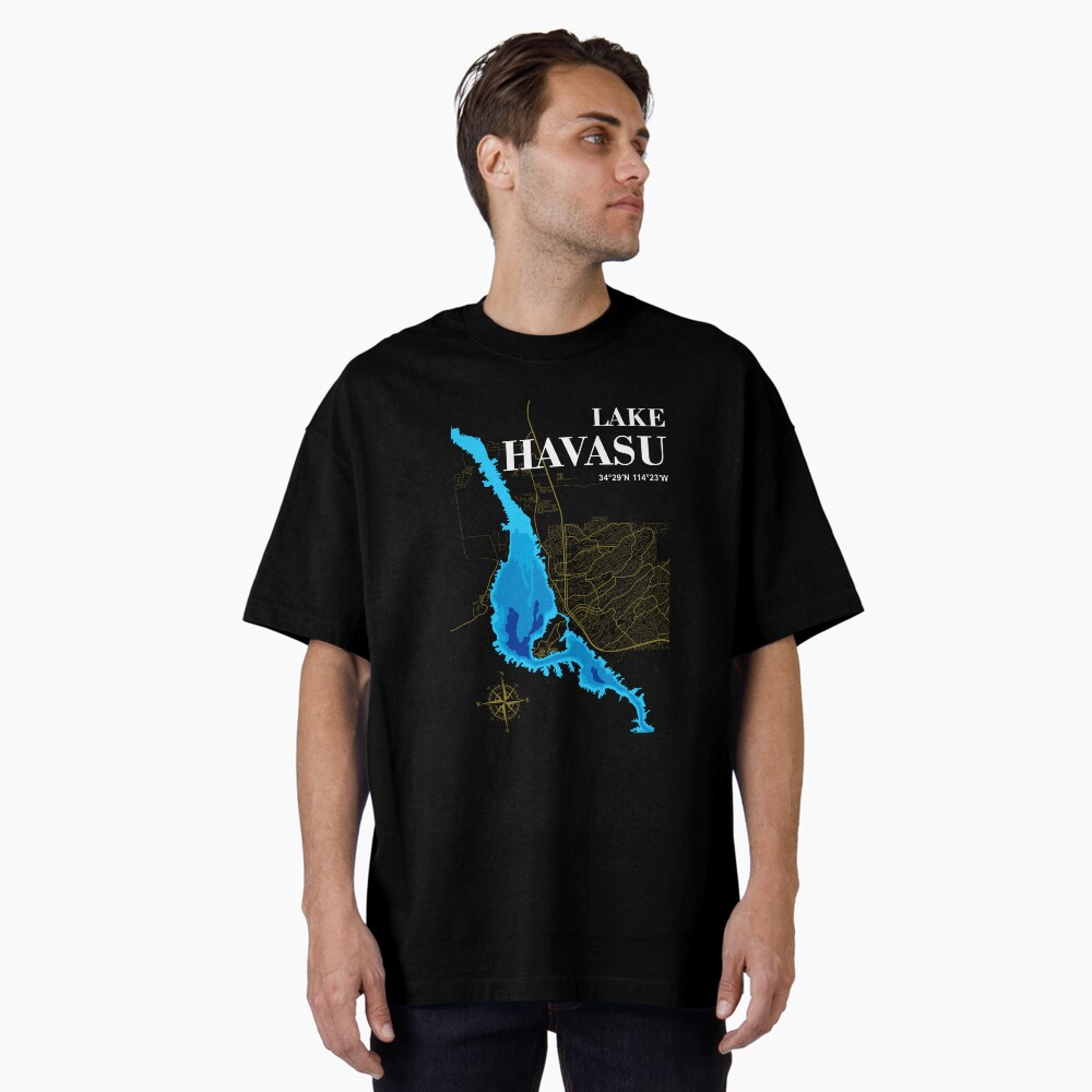 "Lake Havasu Map" Sticker for Sale by IvonDesign | Redbubble