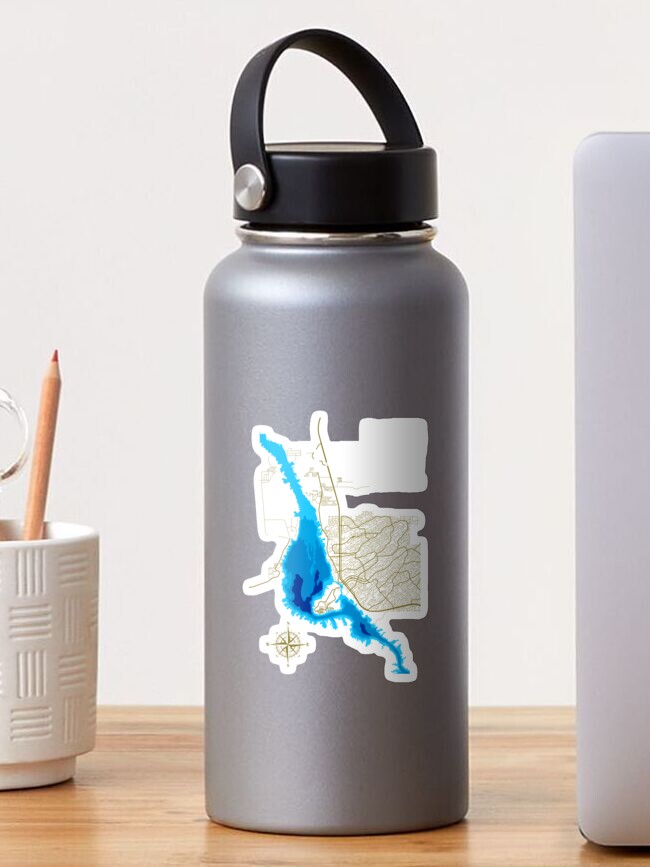 "Lake Havasu Map" Sticker for Sale by IvonDesign | Redbubble