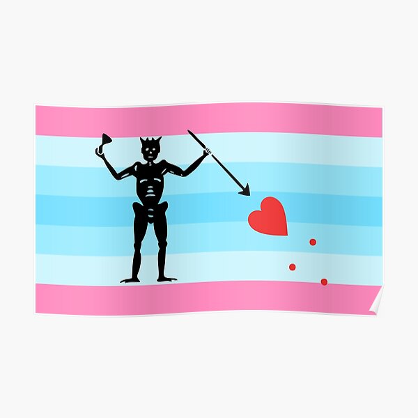 "Transmasc Pride - Blackbeard" Poster for Sale by BeccaPaintmore ...