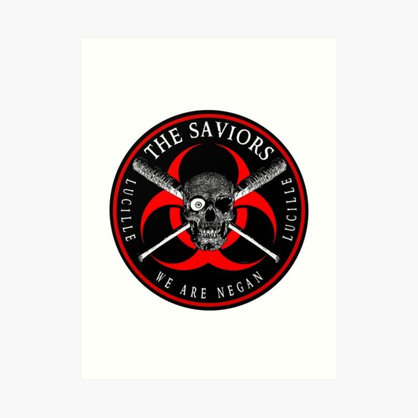 "The Saviors logo - The Walking Dead - Negan" Art Print for Sale by ...