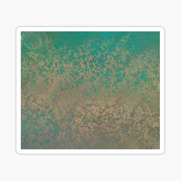 "MULTICOLORED PATINA BRONZE 65" Sticker by AYANADA | Redbubble