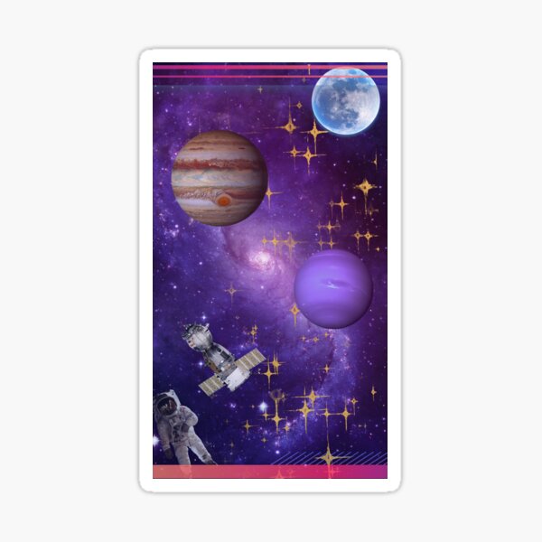 "Outer space " Sticker for Sale by shiannadk | Redbubble