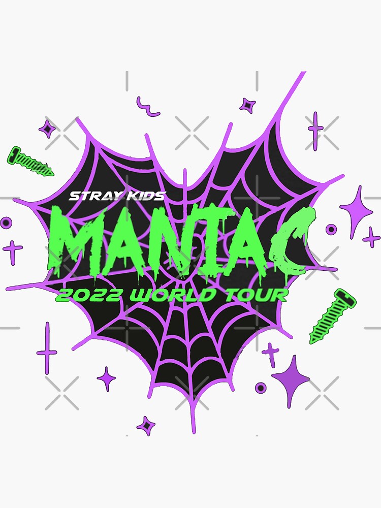 "Stray Kids Maniac Design" Sticker by BeachHouseArt | Redbubble