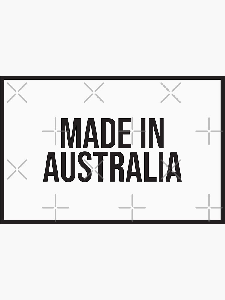 "Made In Australia" Sticker by TheInspo | Redbubble