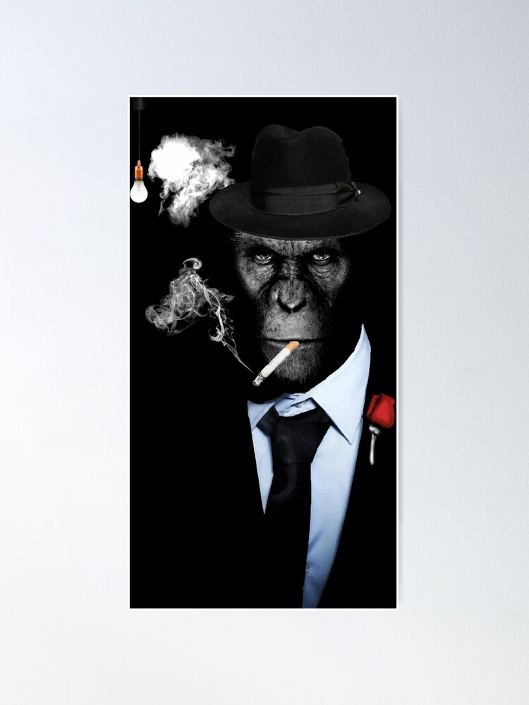 "PLANET OF THE MAFIA APES" Poster for Sale by johnnyssandart | Redbubble