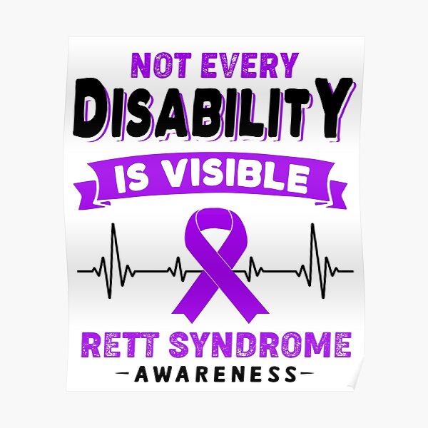 Póster «Concienciación sobre el síndrome de Rett: no todos los ...
